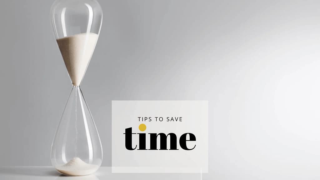 Tips to save time - a quick guide for creative freelancers