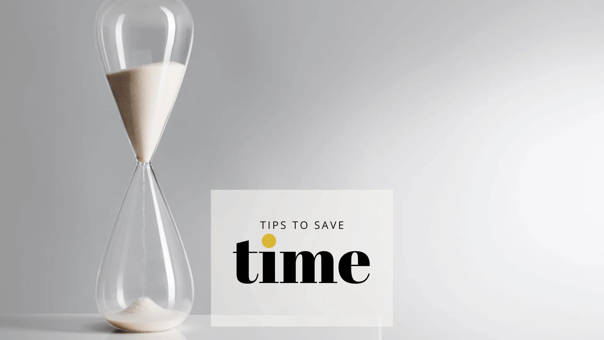 Tips to save time - a quick guide for creative freelancers